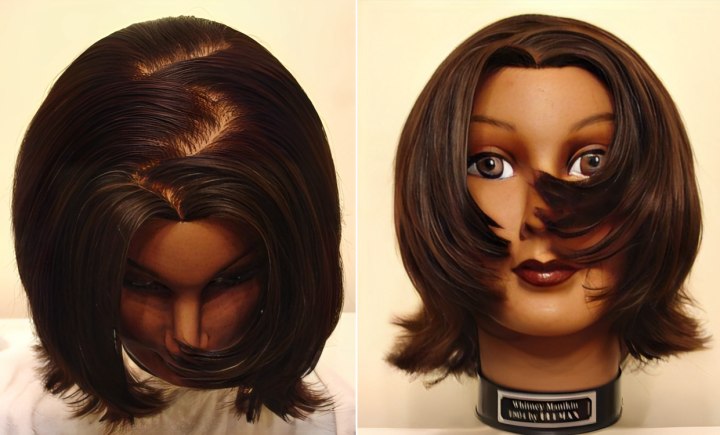 Hair parting techniques for zigzag, criss-cross, curved and diagonal parts Hair parting techniques for zigzag, criss-cross, curved and diagonal parts